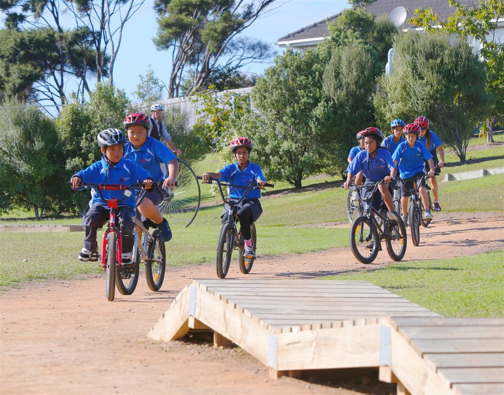Royal Road School bike track | Henderson Rotary Club