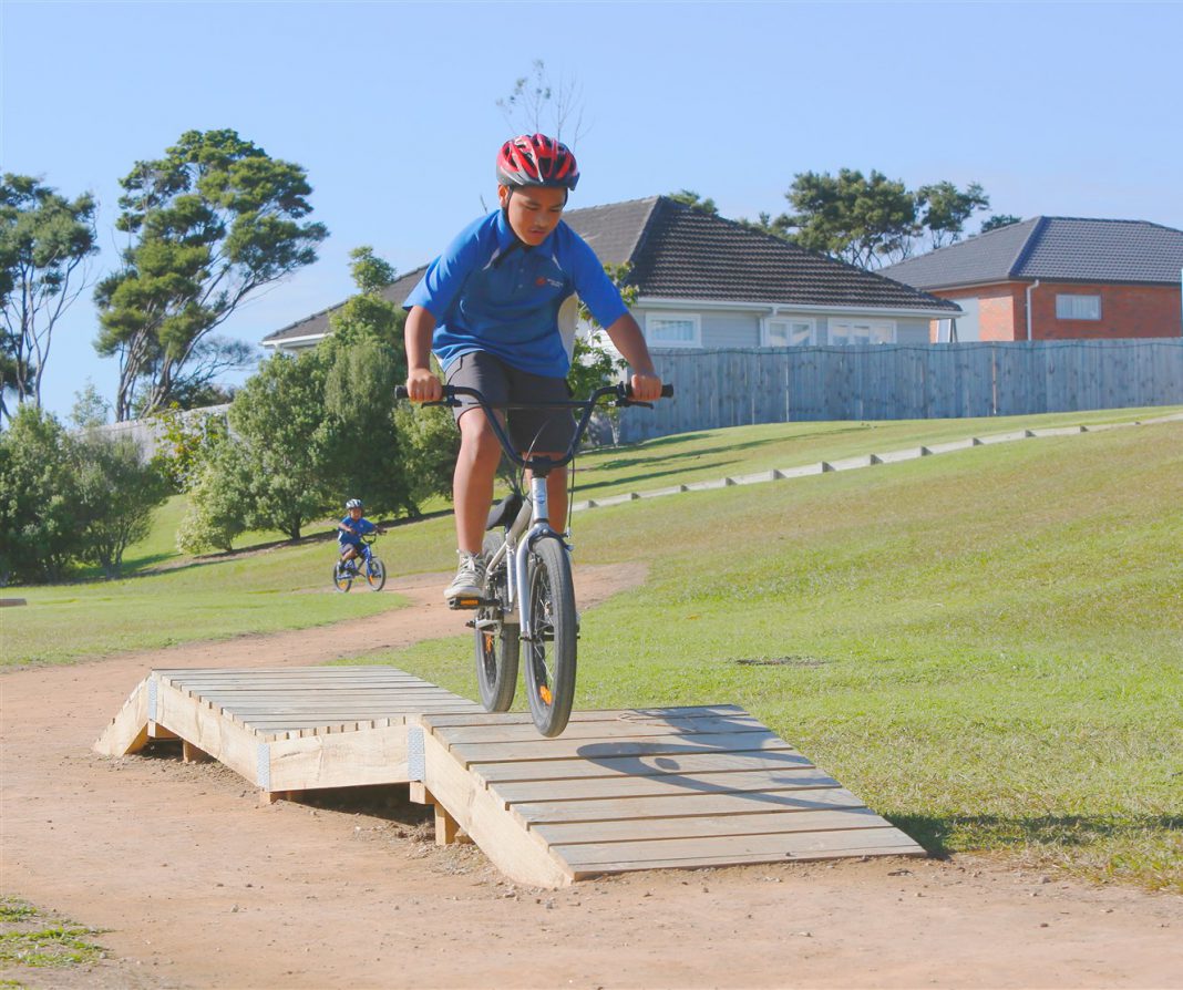 Royal Road School bike track | Henderson Rotary Club